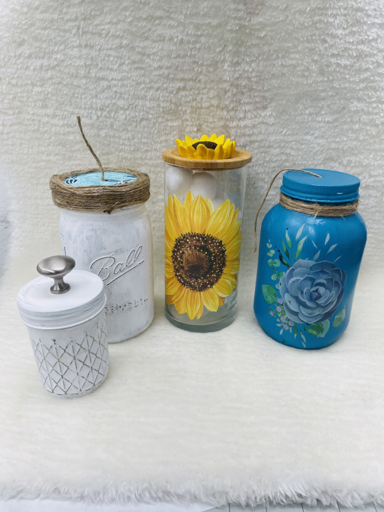 Let's Up-Cycle Jars and Organize - Fun Stuff Crafts